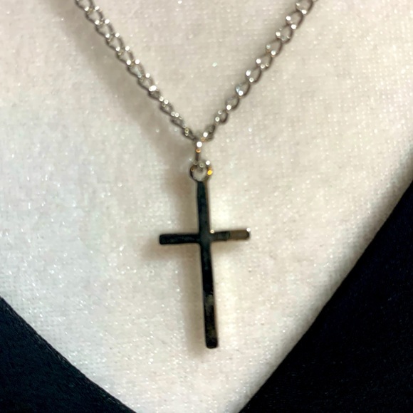 Jewelry | Stainless Steel Long Cross Necklace | Poshmark